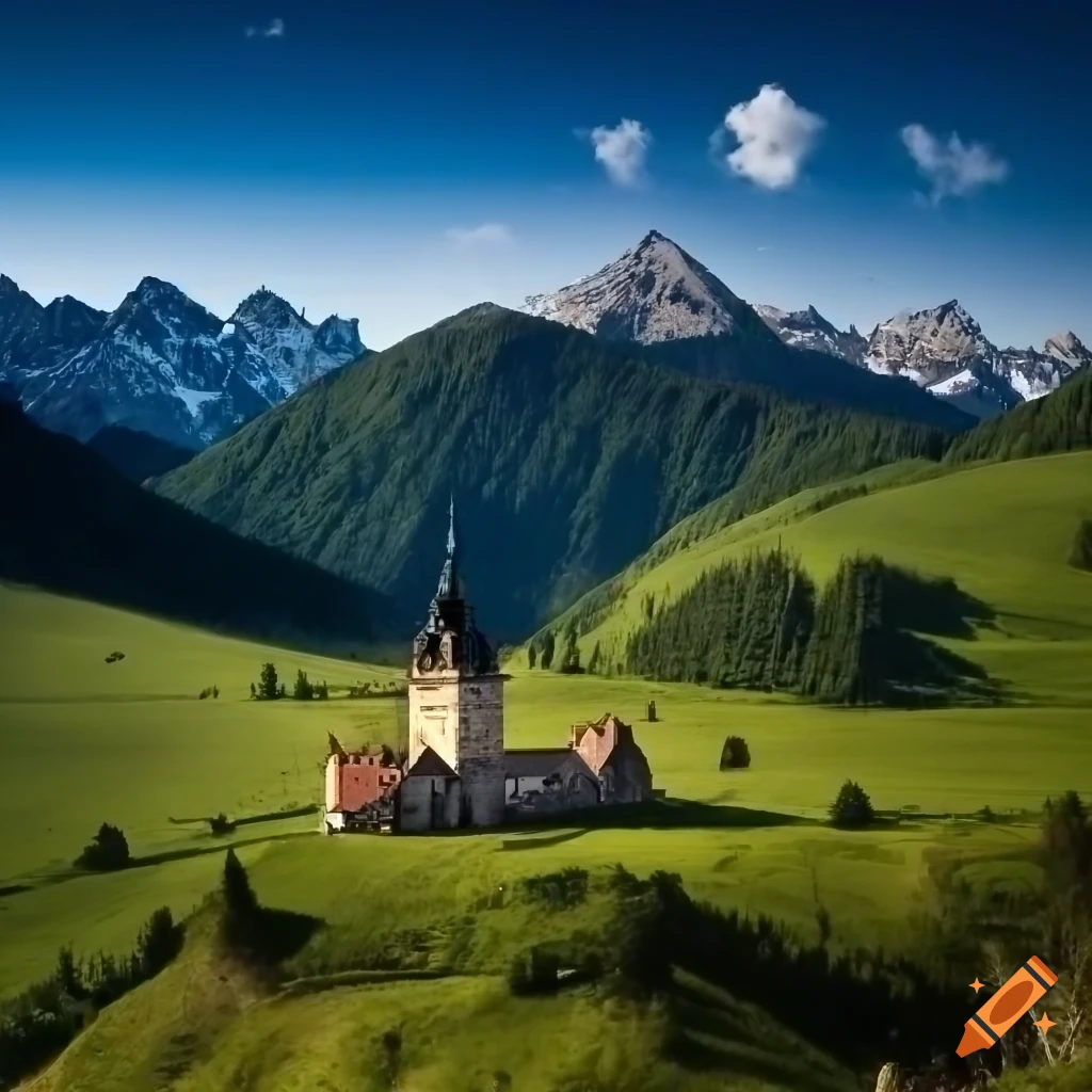 Scenic view of western slovakia, slovakia on Craiyon