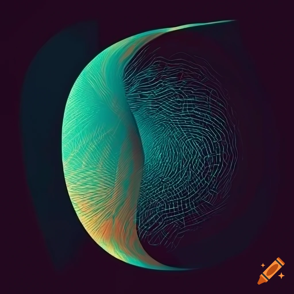 Abstract geometric technical drawing of staccato and syncopated grooves ...