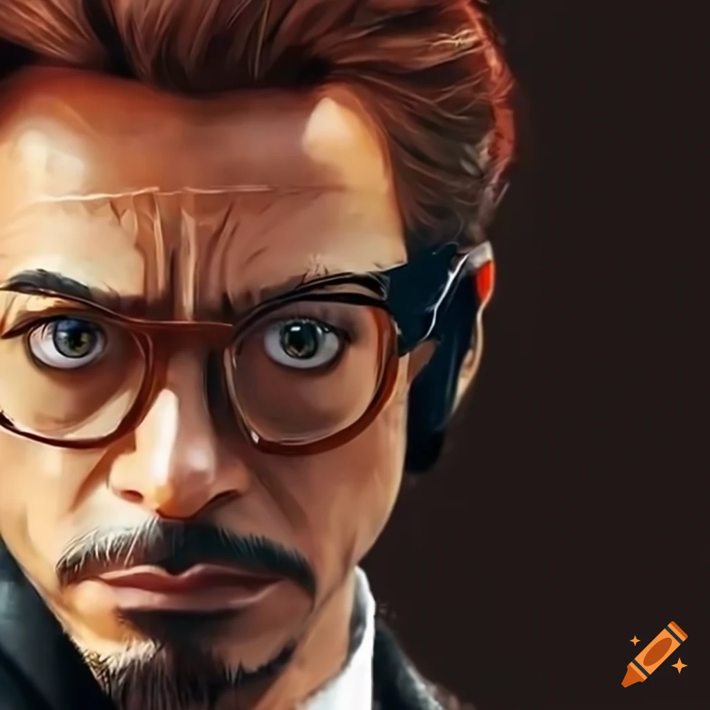 Cat wearing tony stark glasses on Craiyon