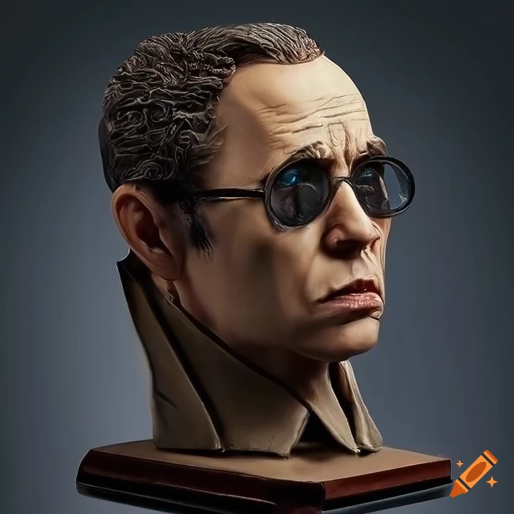 Highly detailed exceptional spy movie poster sculpture on Craiyon