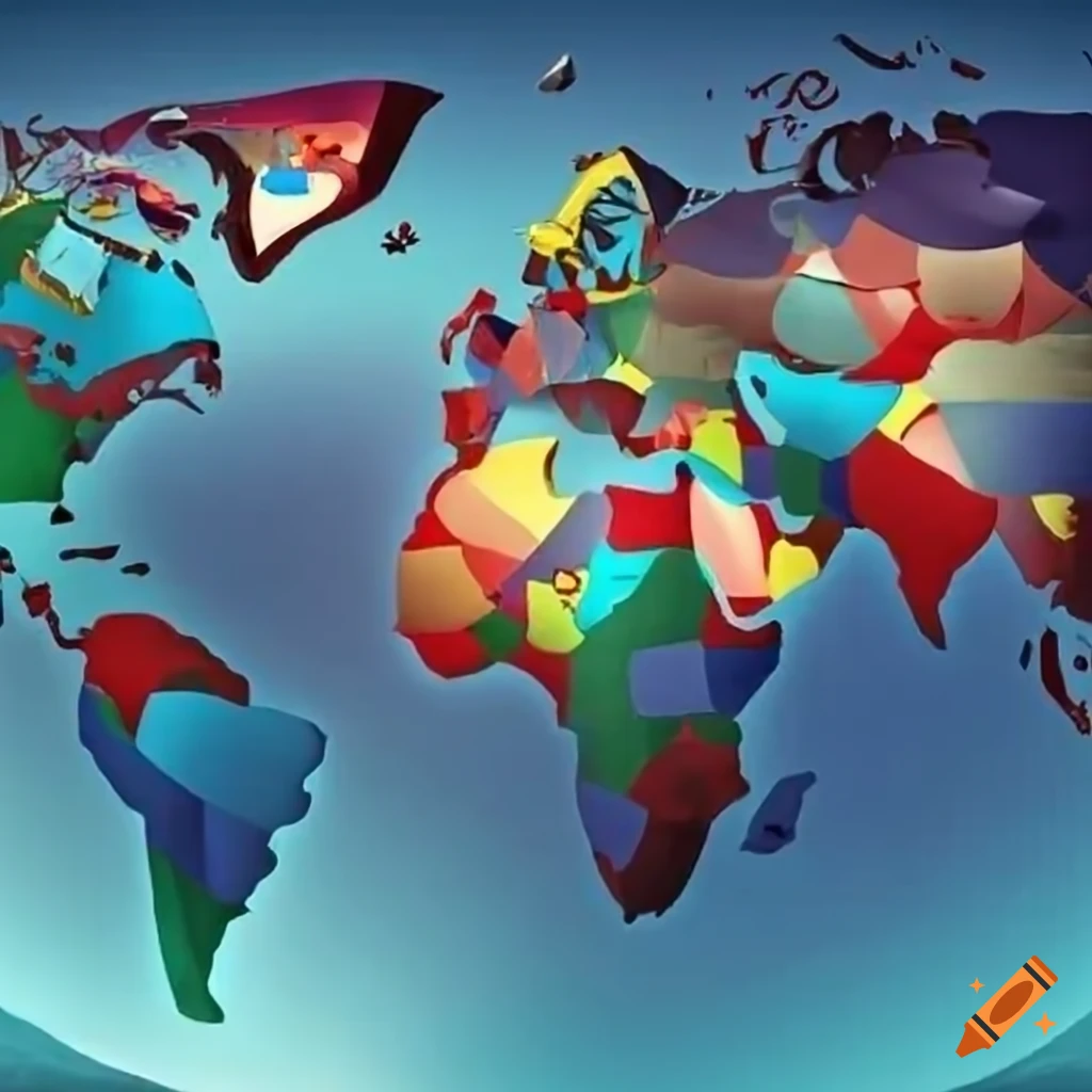 International relations concept on Craiyon