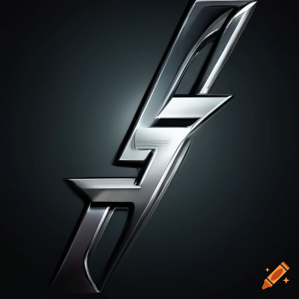 Silver logo on Craiyon