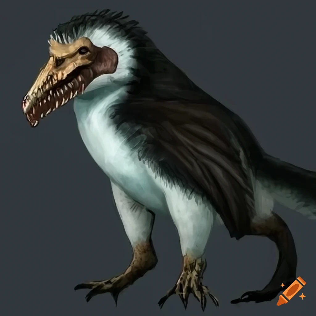 Artic predator cenozoic terror bird penguin concept art on Craiyon
