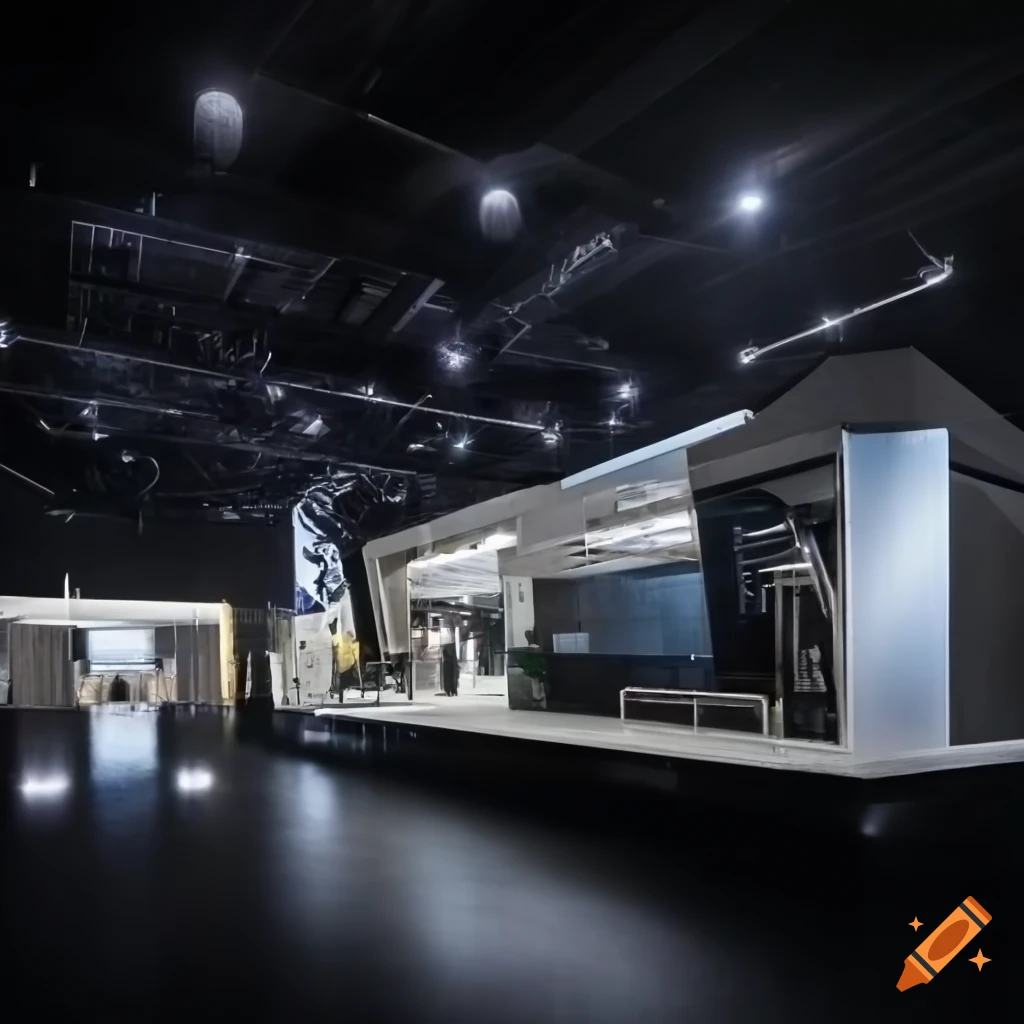 Exhibition area for new high-tech construction tools in hong kong on ...