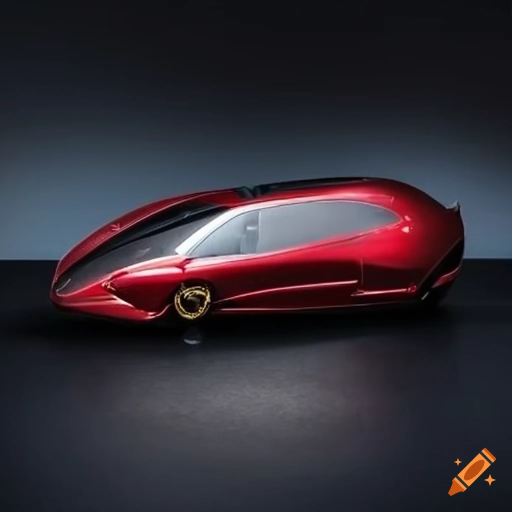 Carbon fiber Ferrari caravan designed for speed on Craiyon