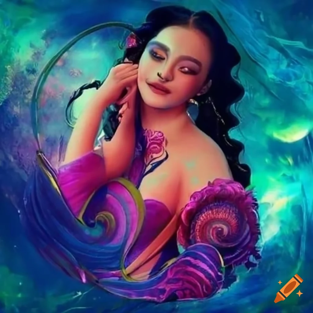 Abstract representation of harmony on Craiyon