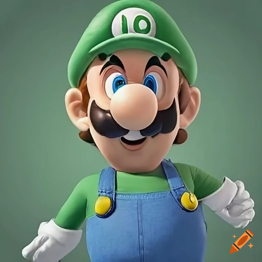 Character resembling luigi from super mario bros on Craiyon