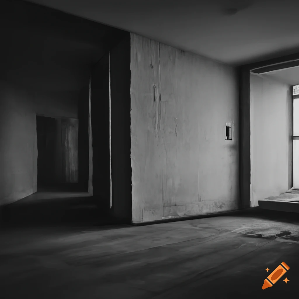 Brutalist room with a liminal atmosphere on Craiyon