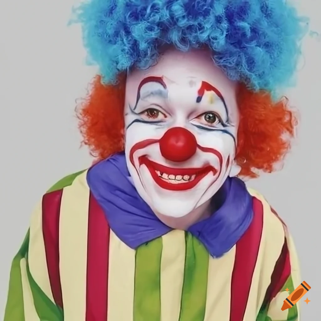 Funny clown on Craiyon