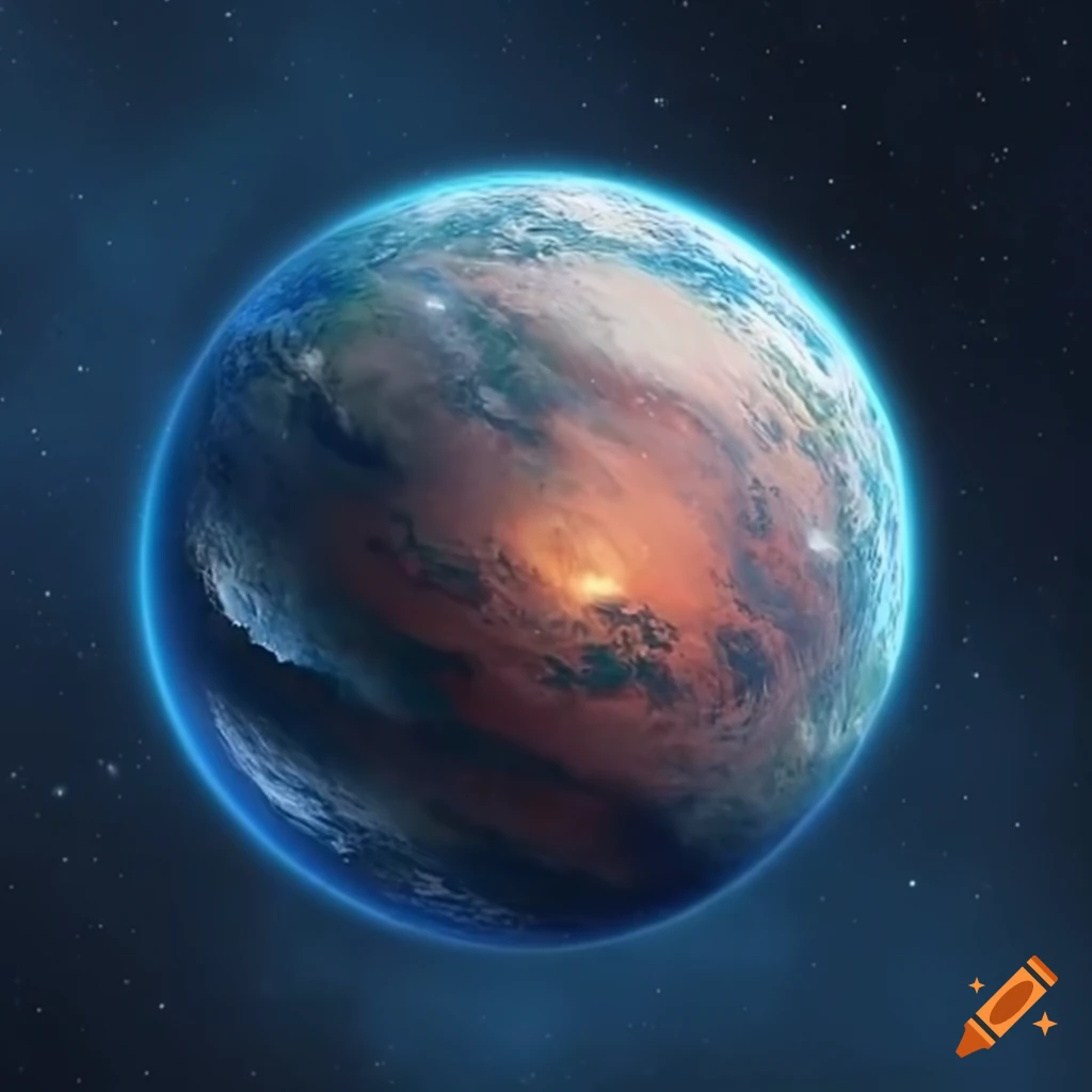 Habitable planet on Craiyon