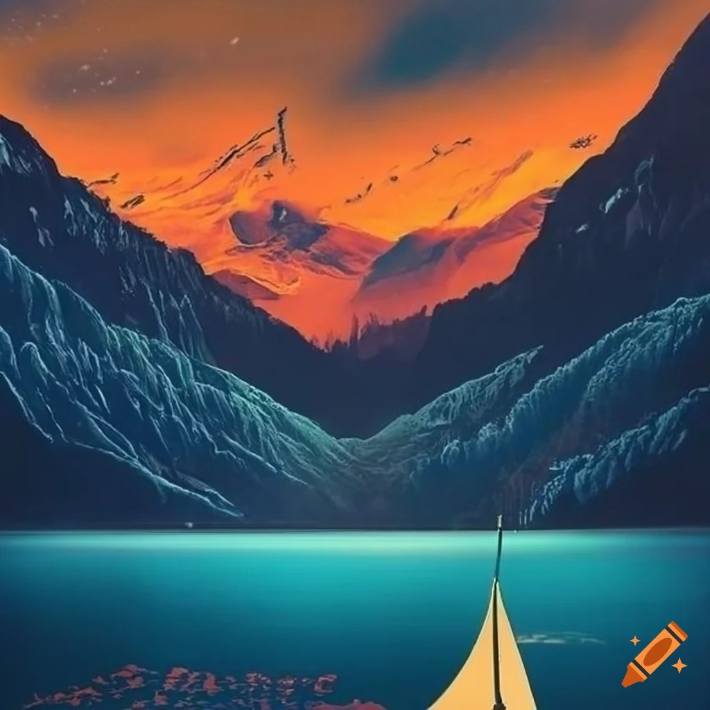 Highly detailed exceptional travel poster on Craiyon