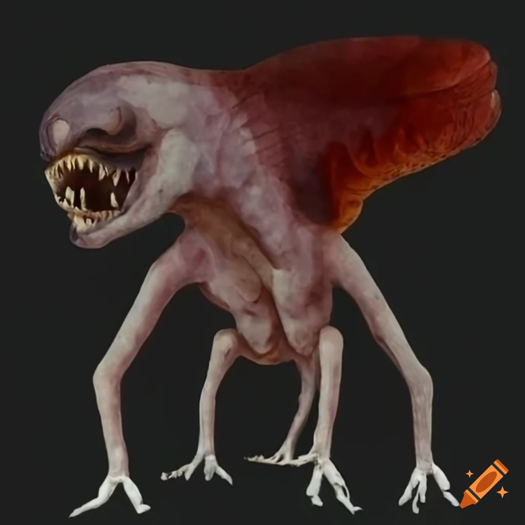 Abstract cursed creature in discordant unity on Craiyon