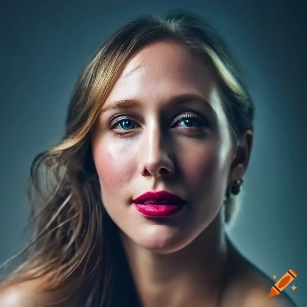 Close-up high definition portrait with detailed lights on background on ...