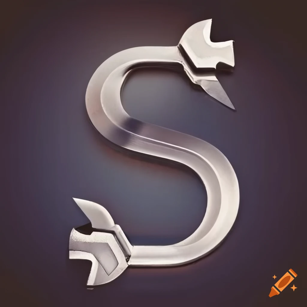 S and f letters with gear and wrench on Craiyon