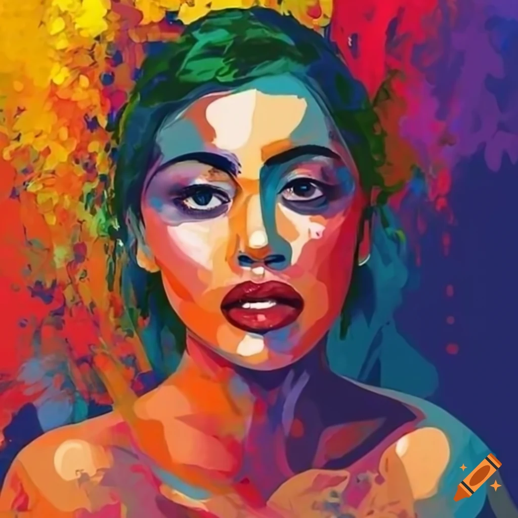 Abstract representation of beauty on Craiyon