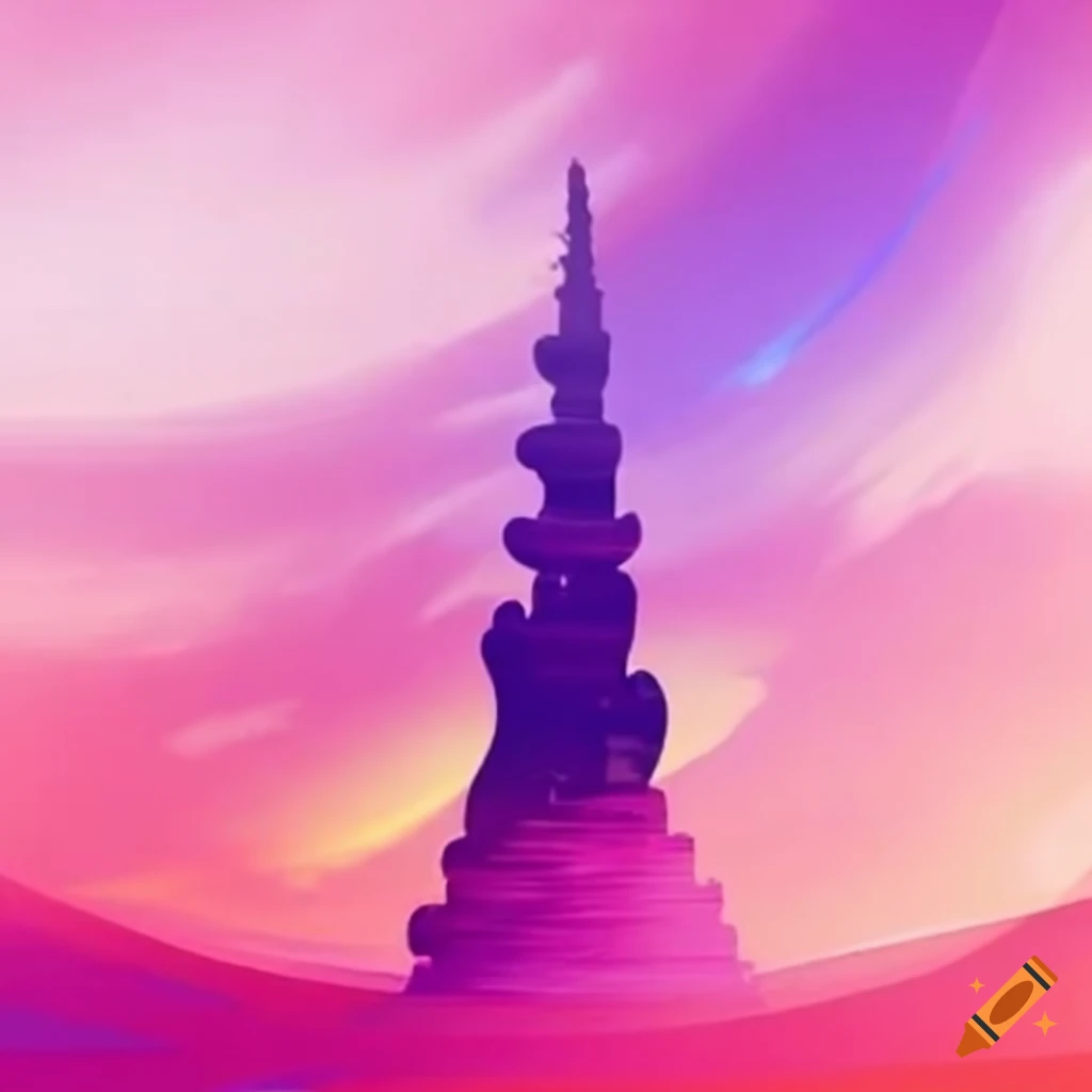 Abstract representation of harmony on Craiyon