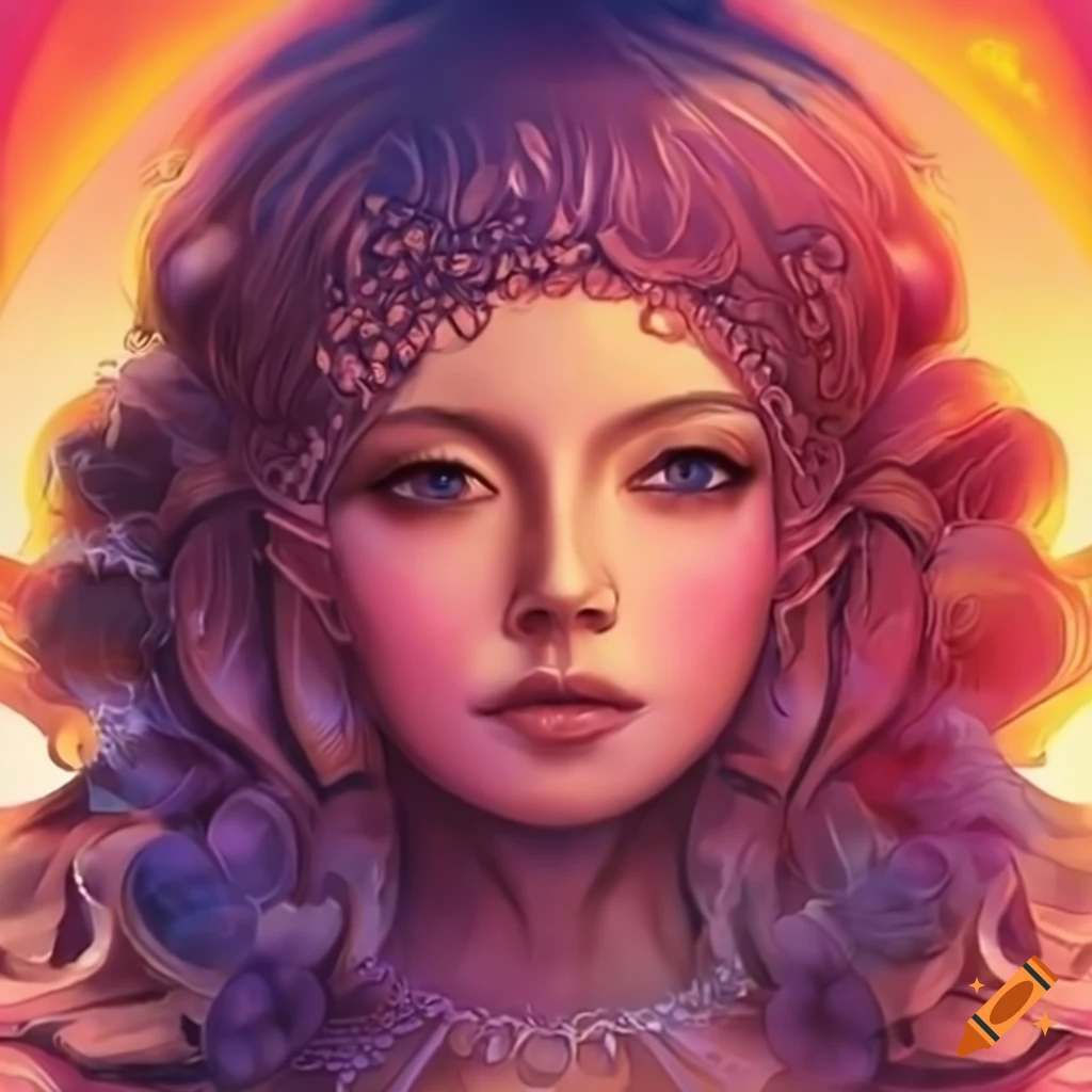 Abstract representation of harmony on Craiyon