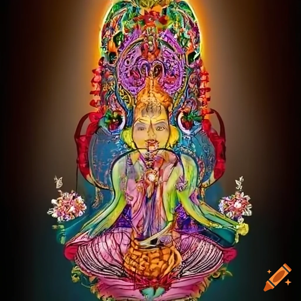 Abstract representation of harmony on Craiyon