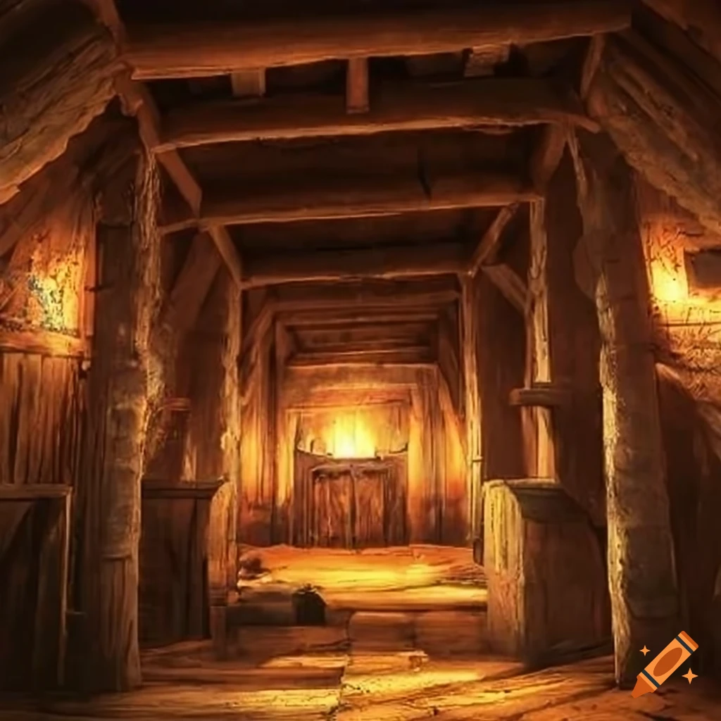 Medieval barn on Craiyon