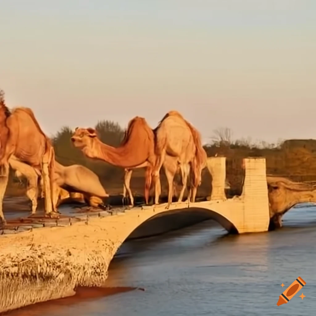 Bridge camel on Craiyon