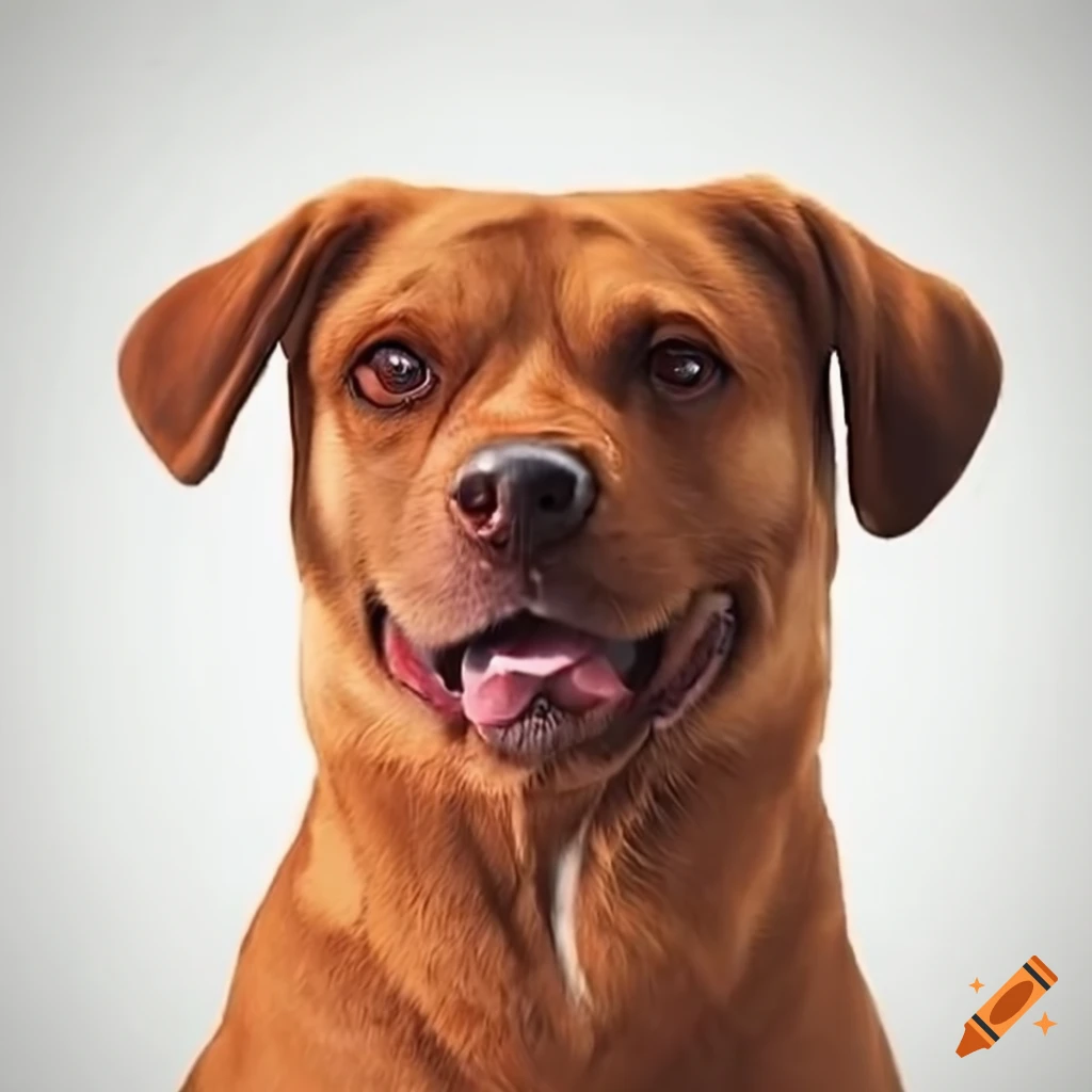 Brown dog on Craiyon