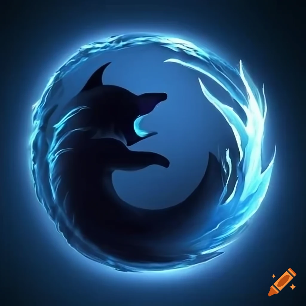 Abstract representation of fire and ice with a sun burning on Craiyon