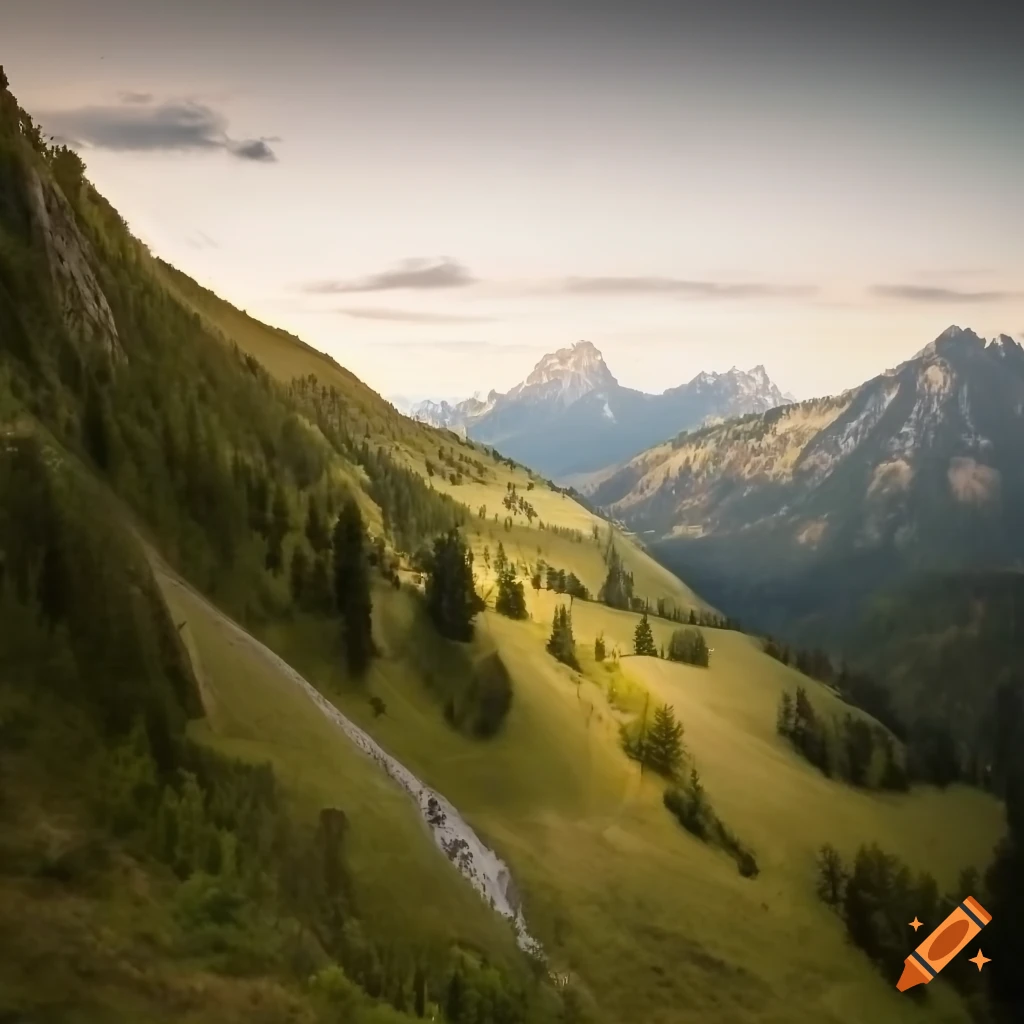 Scenic view of western slovakia, slovakia on Craiyon