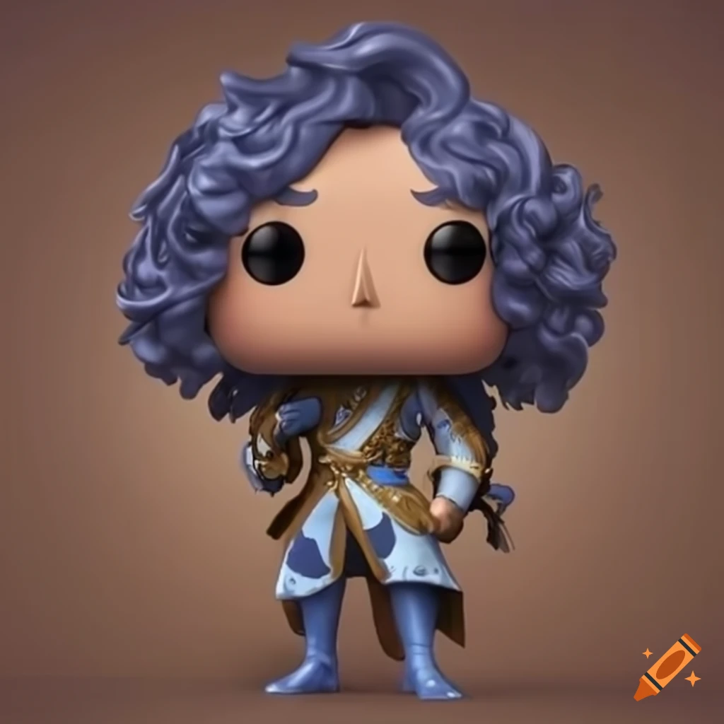 Funko pop figure of king louis xiv on Craiyon
