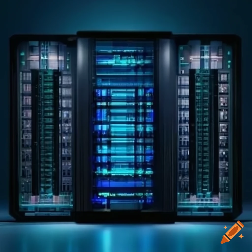 Innovative data center on Craiyon