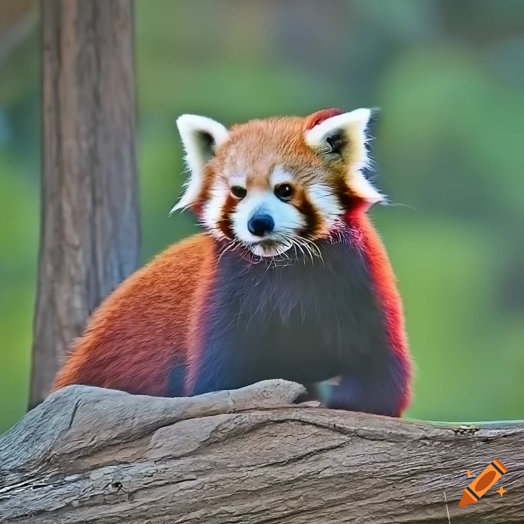 Logo for the Red Panda Defense Organization featuring a red panda ...