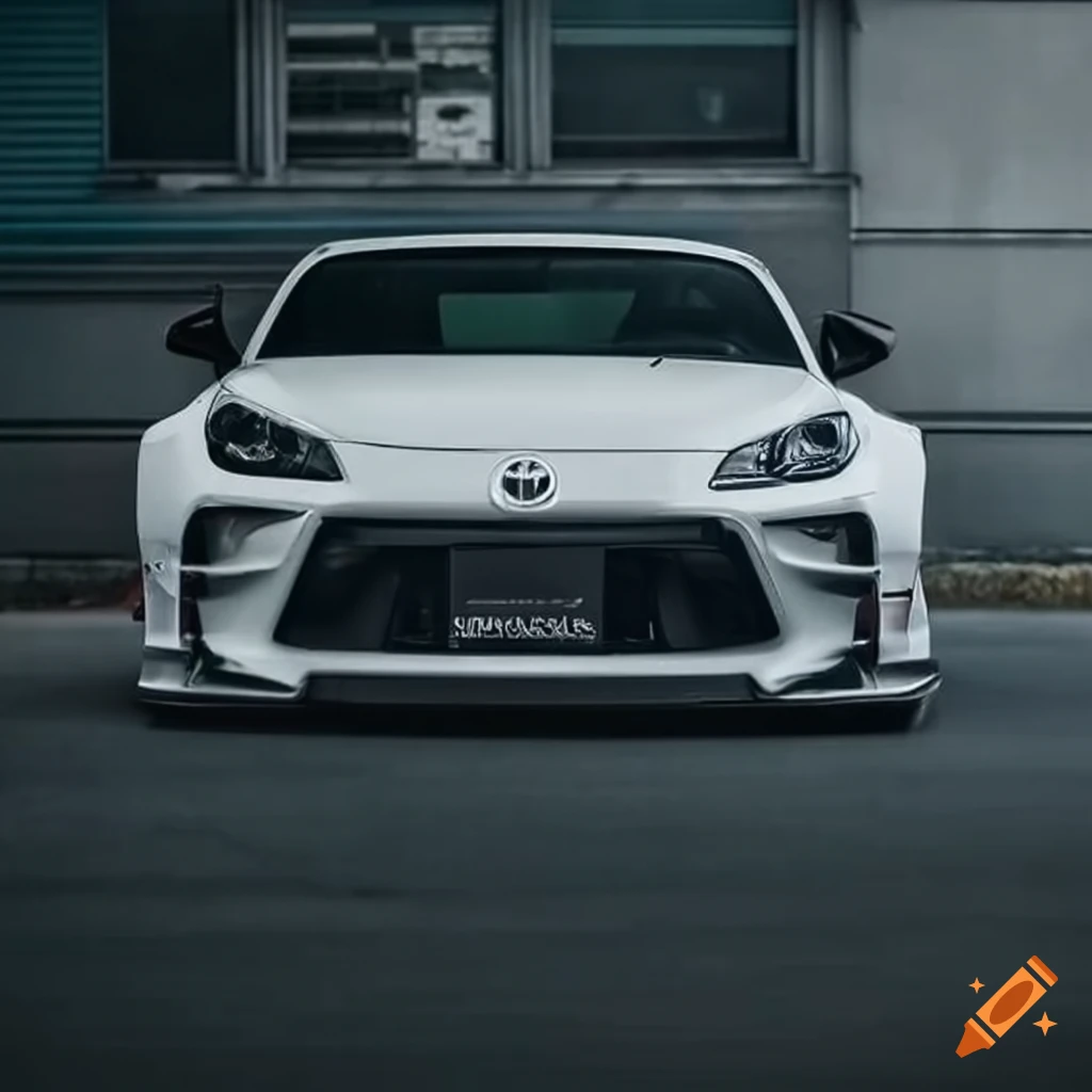 Toyota gr 86 with wide body kit on Craiyon