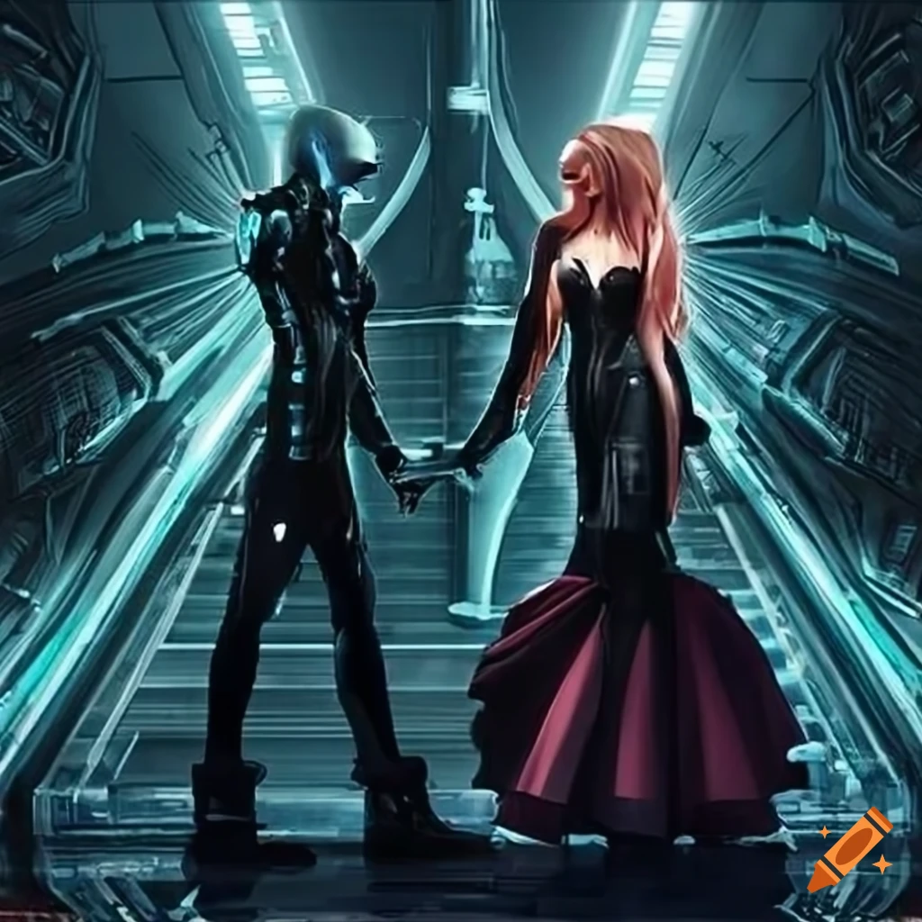 Futuristic couples on Craiyon