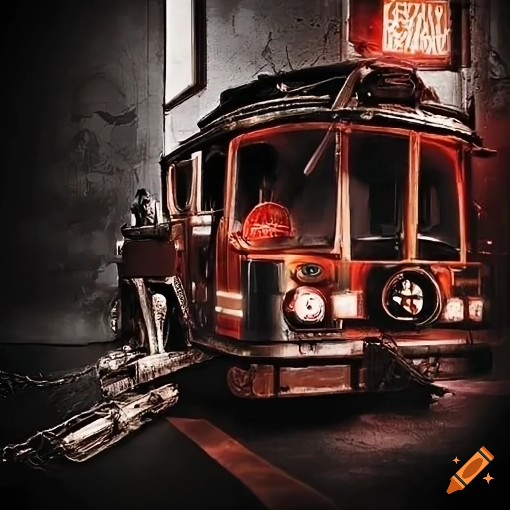 Dark firehouse on Craiyon