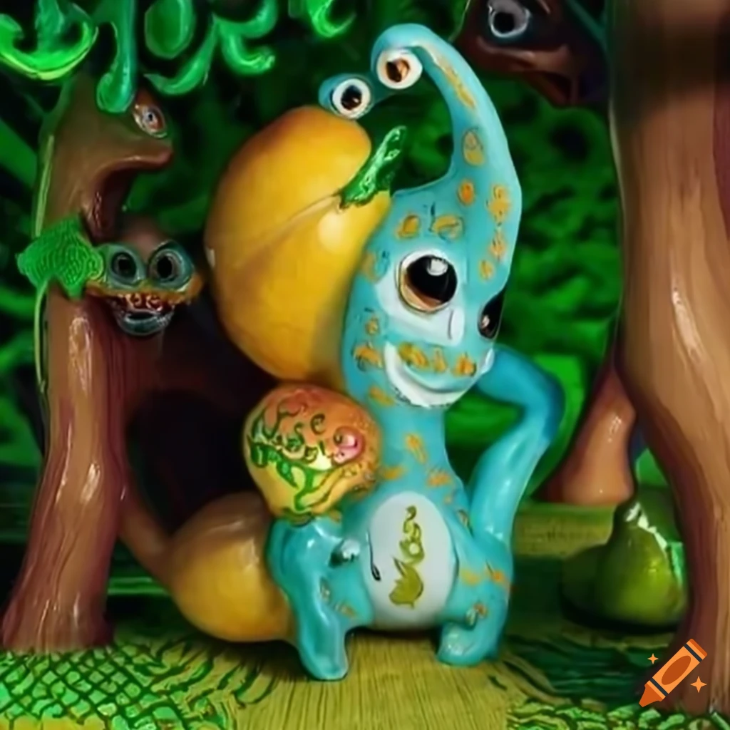 Mythical creatures and mutant omega mart lemon fruit monster in the ...