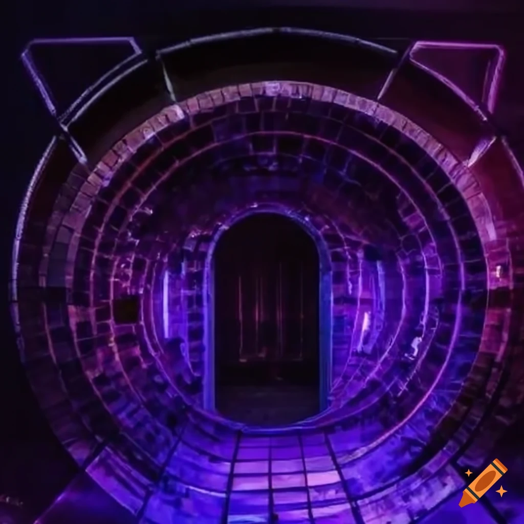 Giant vault with disco party scene on Craiyon