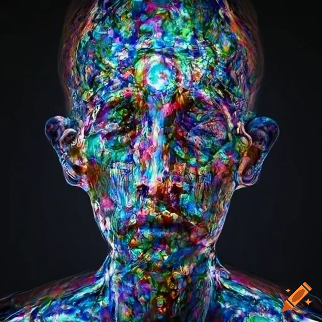 Intricate and abstract artwork depicting consciousness expansion on Craiyon