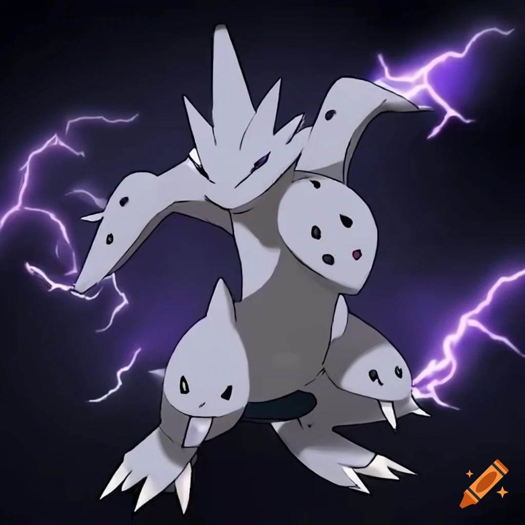 Steel-type pokemon creating lightning on Craiyon