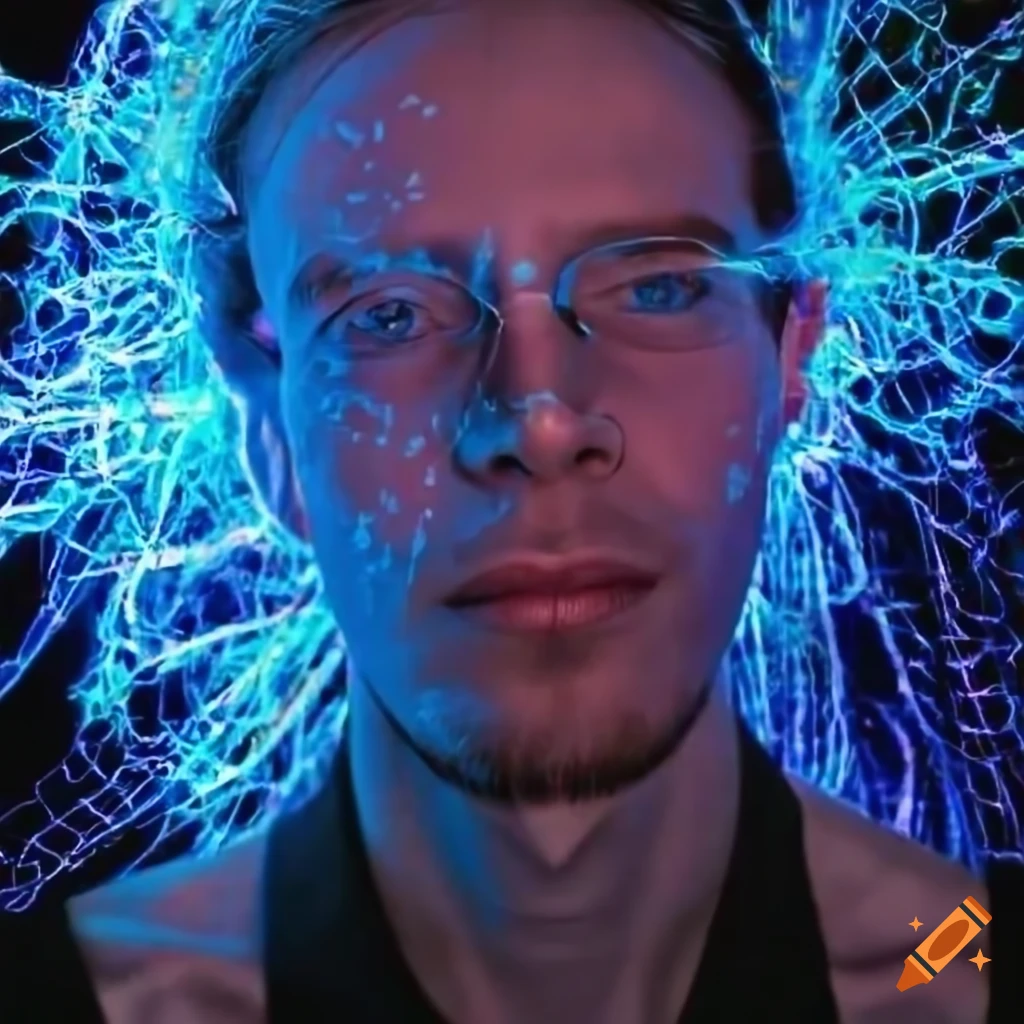 Quirky Skinny Man With A Fiber Optic Mind Causing Divergent Timelines