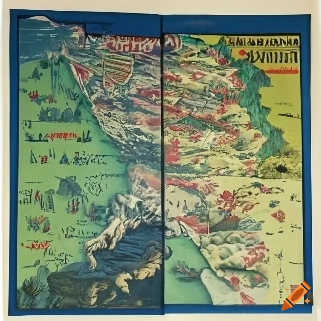 Vintage united states national forest poster from the 1950s on Craiyon
