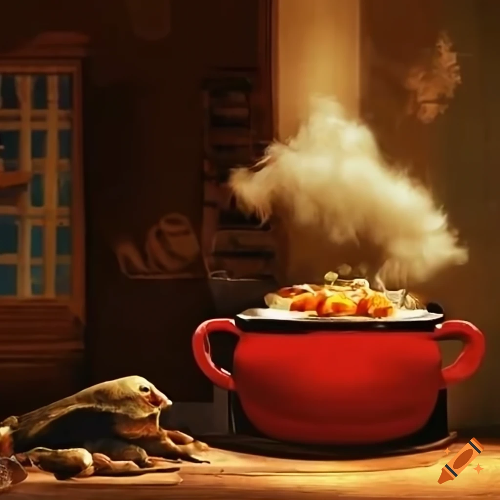 Animal soup kitchen on Craiyon