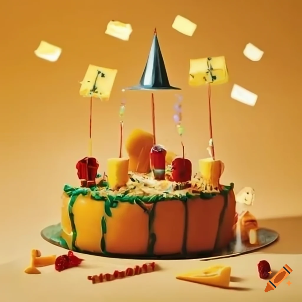 Cheese-themed birthday party for sir stevan on Craiyon