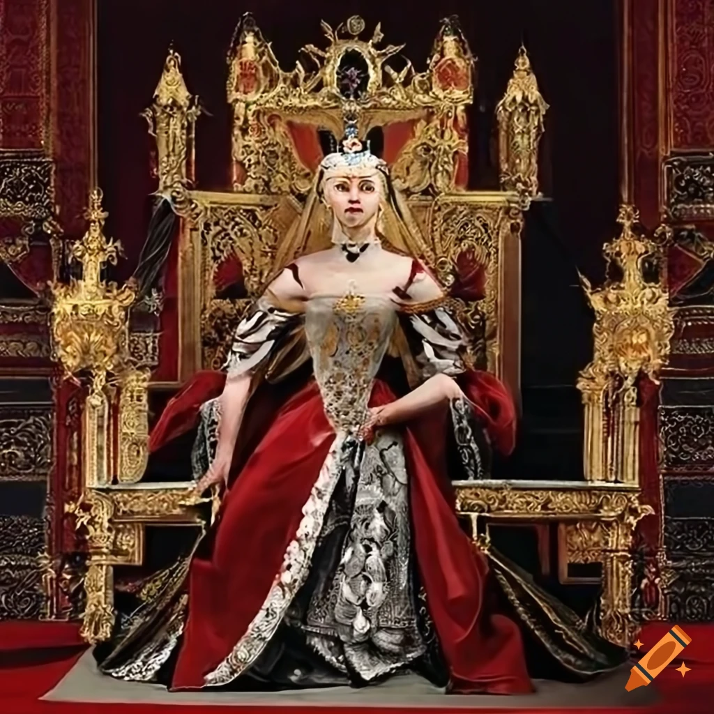 Queens Gowns 15th Century Italian Renaissance Gown In Brocade Queen