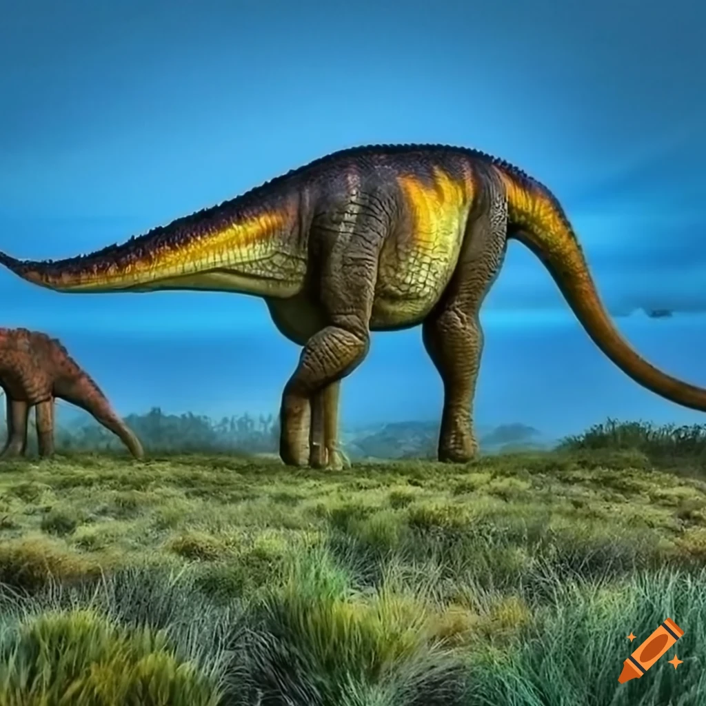 Dinosaur land on Craiyon