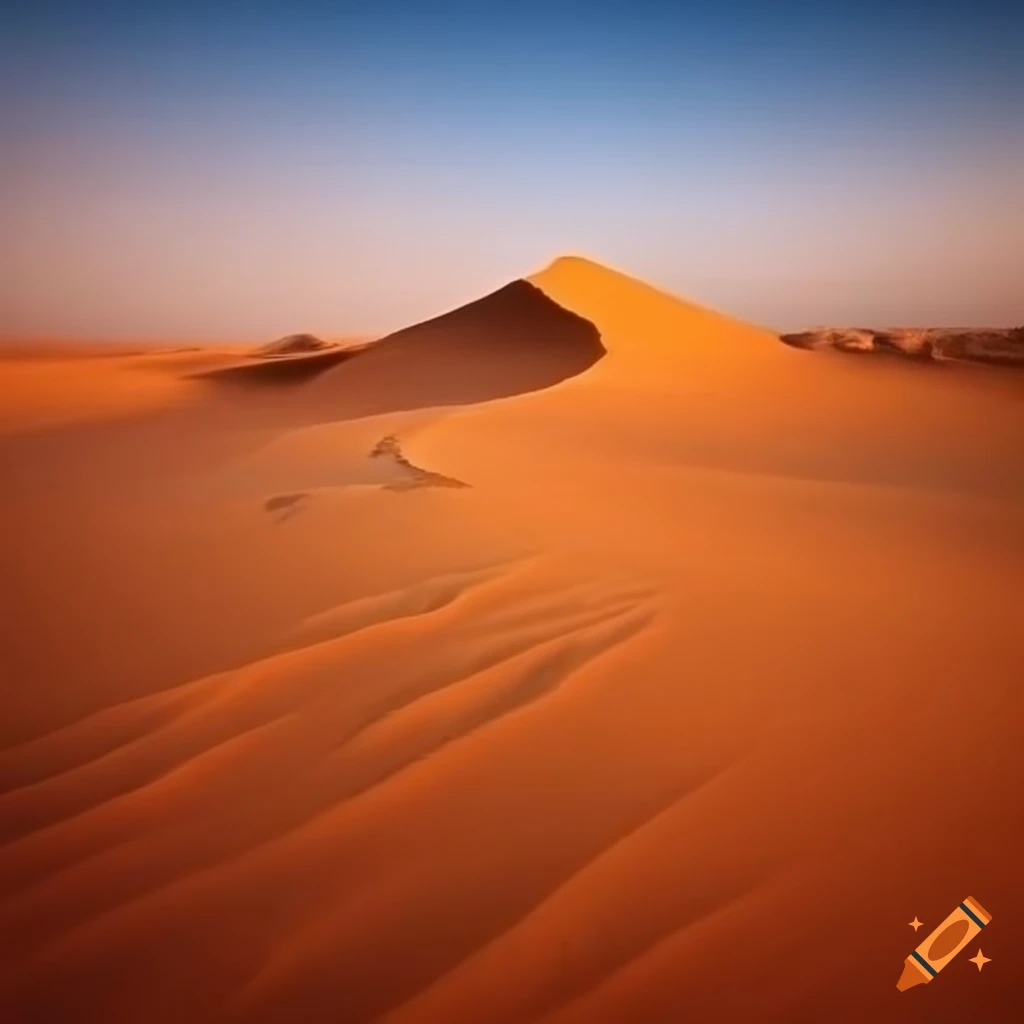 Algerian desert landscape in algeria on Craiyon