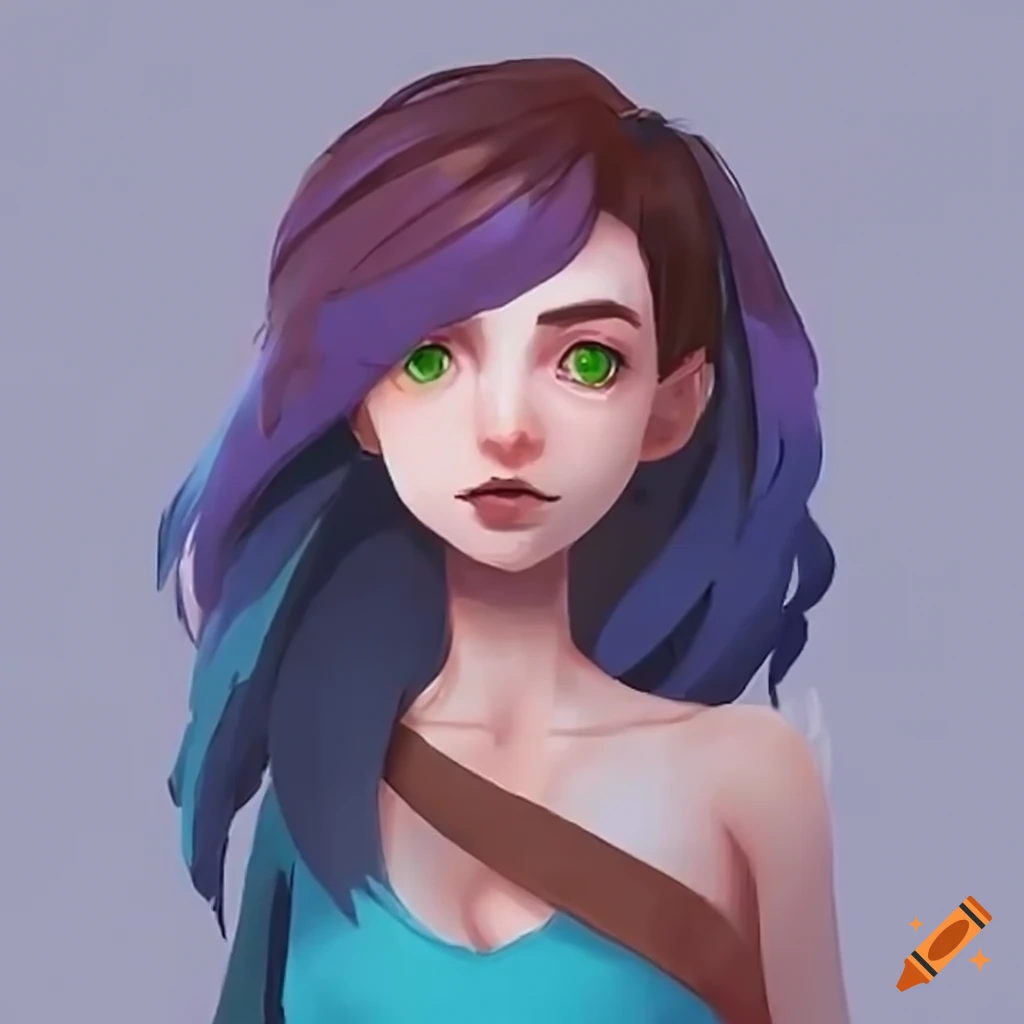 Female protagonist for 2d puzzle platformer on Craiyon