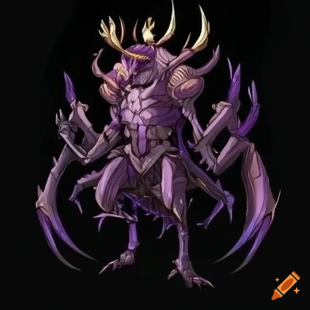 General stag beetle artwork on white background on Craiyon