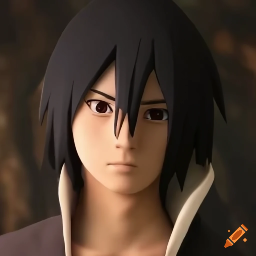 Sasuke from naruto in studio ghibli style on Craiyon