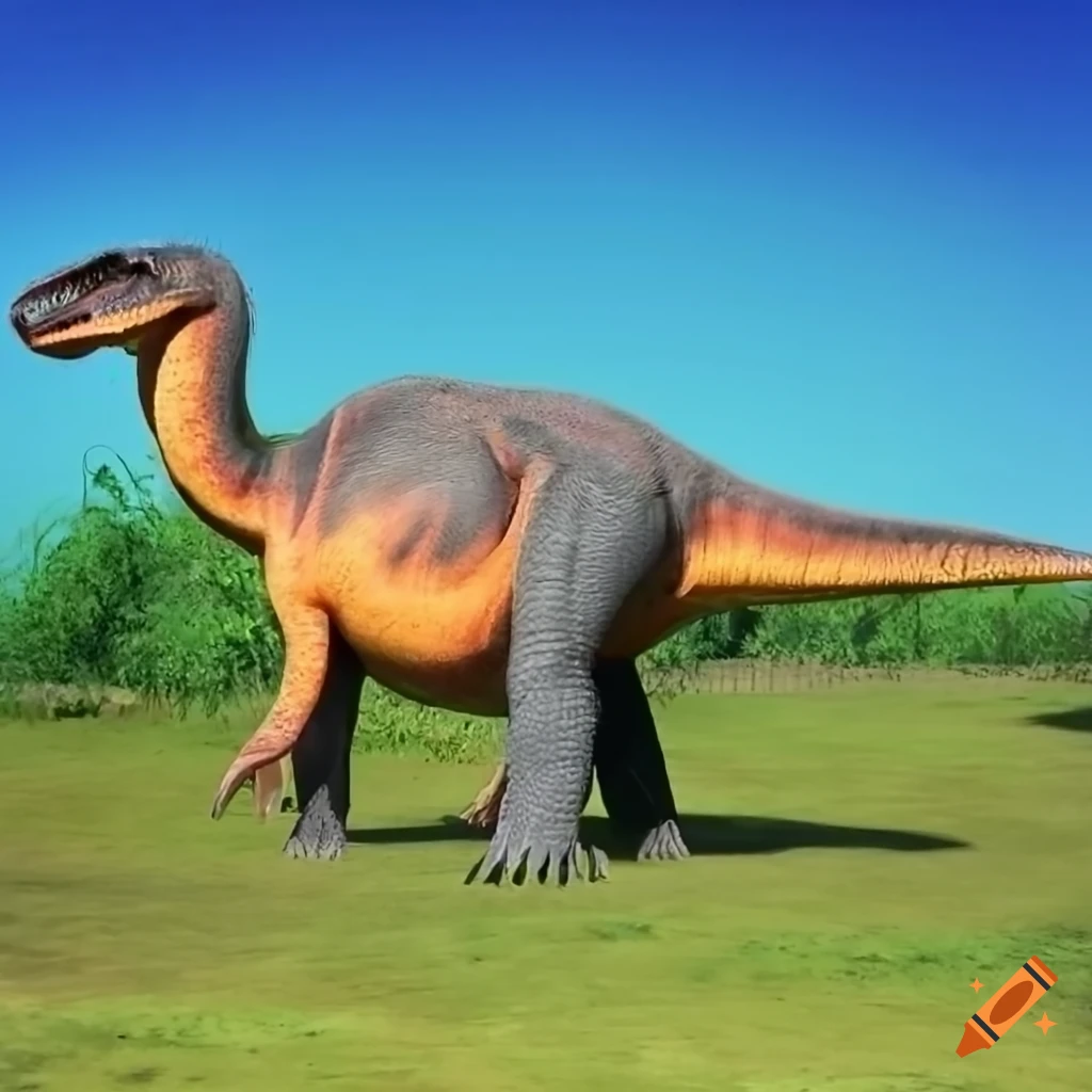 Dinosaur land on Craiyon