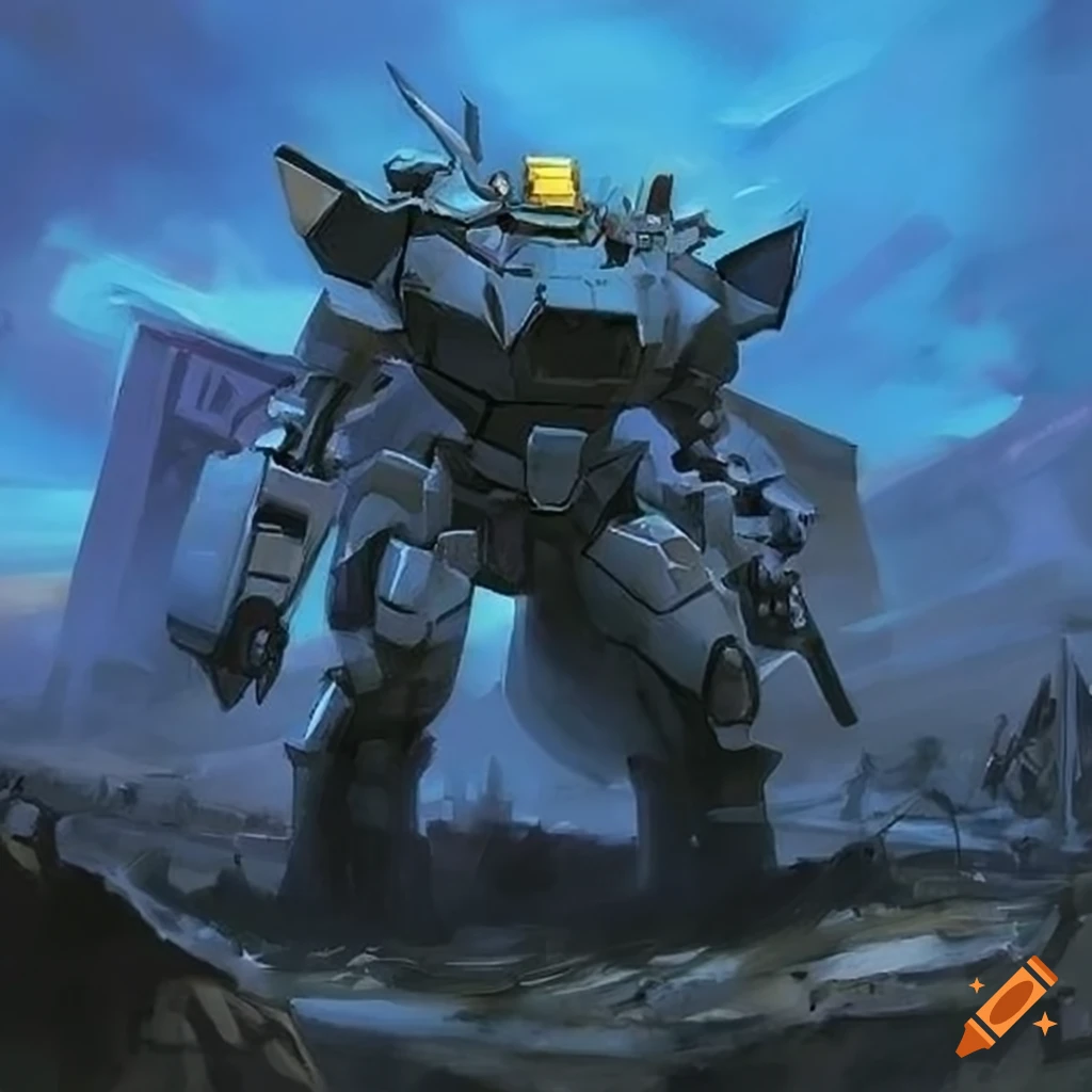 Mecha New England by James Gurney on Craiyon