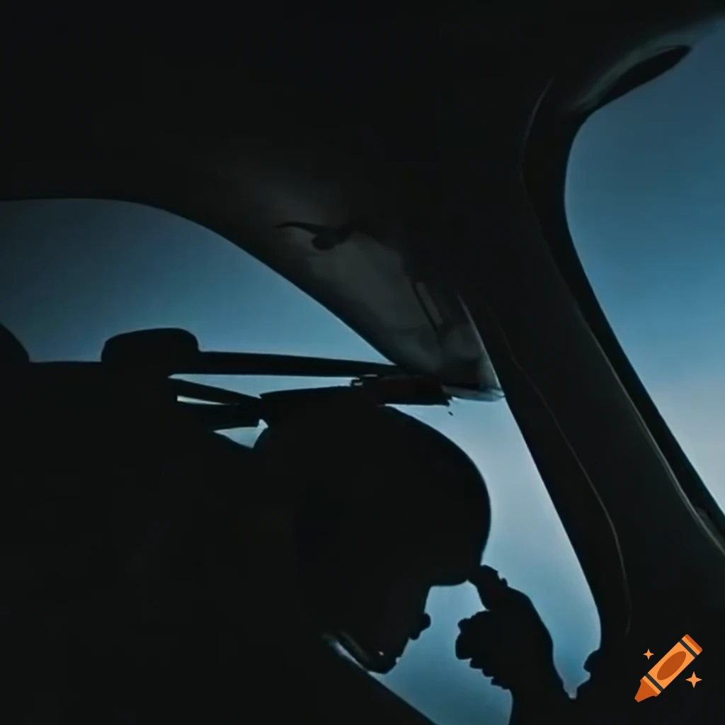 Person riding an airplane on Craiyon